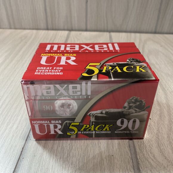 Maxell | Media | Maxell Ur9 Audio Cassettes 5 Pack Brand New Sealed ...